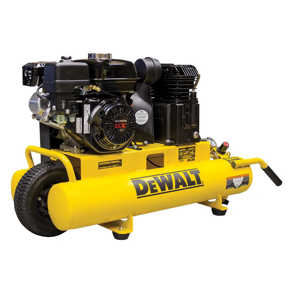 DeWalt 5.5-HP Honda 8-Gallon (Belt Drive) Wheelbarrow Air Compressor(D ...