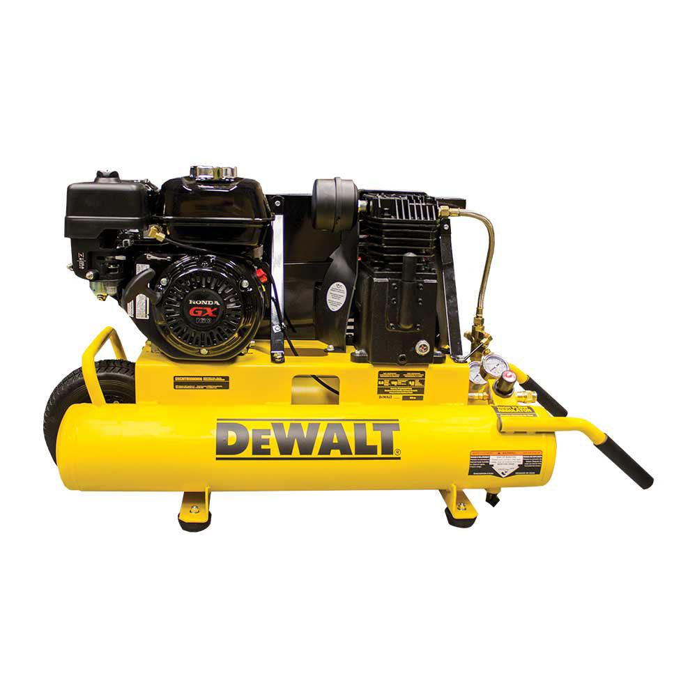 DeWalt 5.5-HP Honda 8-Gallon (Belt Drive) Wheelbarrow Air Compressor(D ...