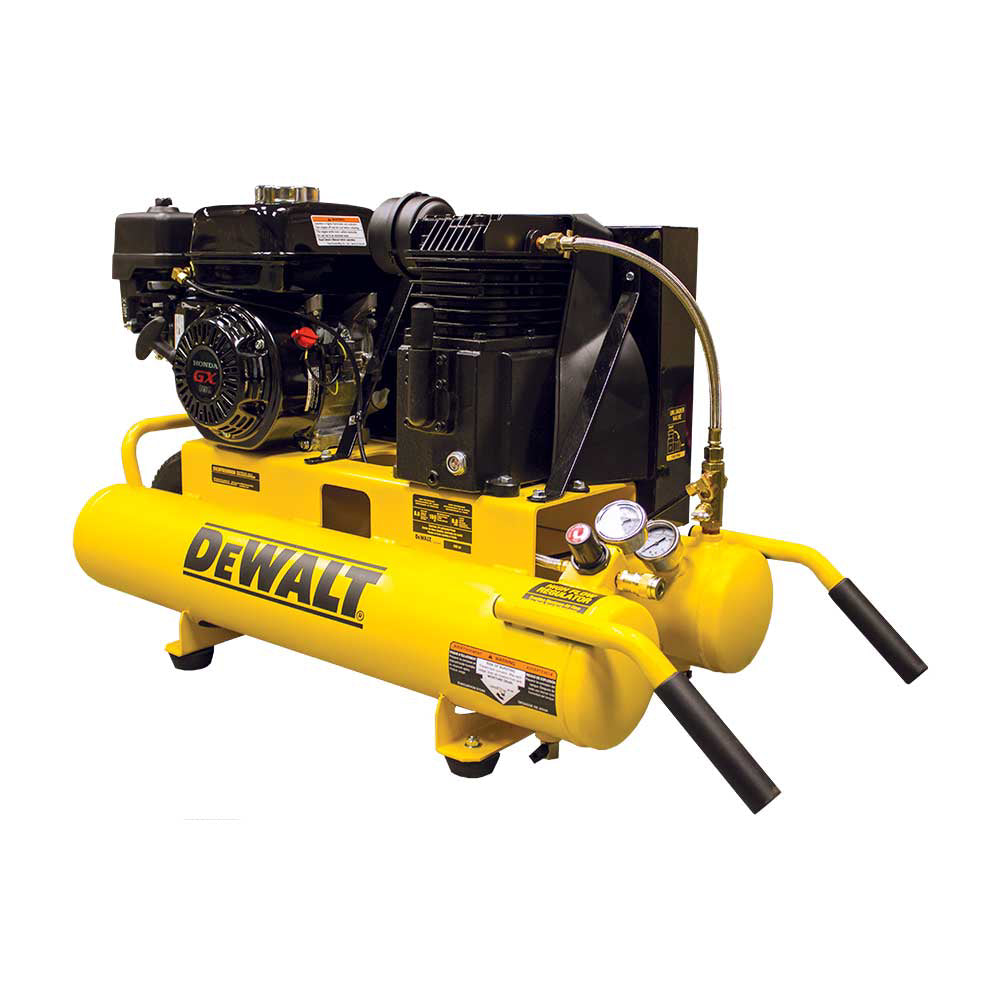 DeWalt 5.5-HP Honda 8-Gallon (Belt Drive) Wheelbarrow Air Compressor(D ...