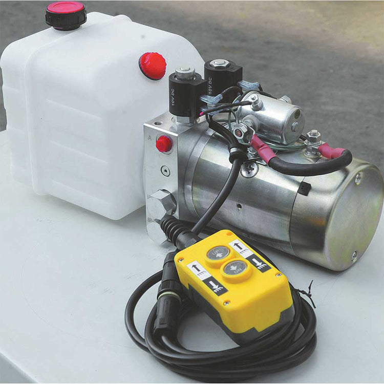 NorTrac® 12 Volt DC Hydraulic Power Unit - Dual Acting - Dump Trailer ...