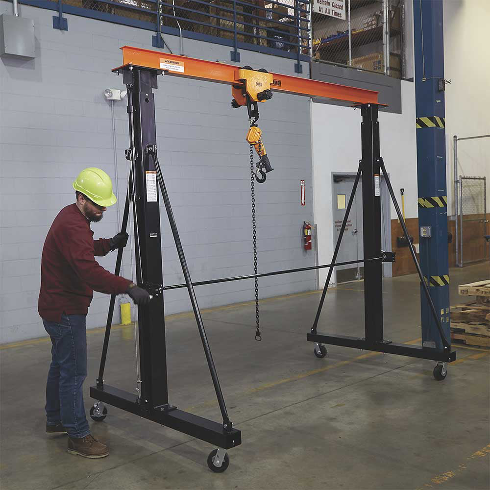 Bannon Adjustable Gantry Crane 2,000-lb. Capacity (57023) – Wood ...