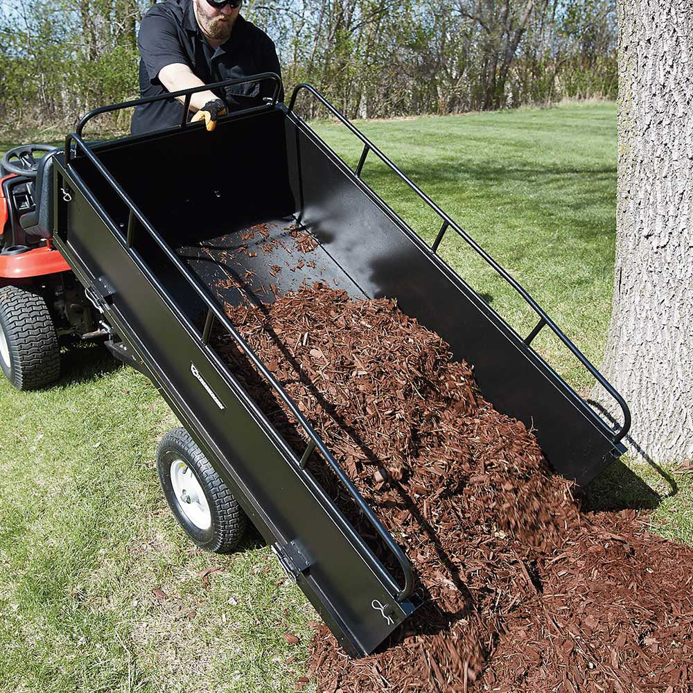 Strongway® Steel ATV Trailer - 1,200-Lb. Capacity - 18 Cubic Foot Trai ...