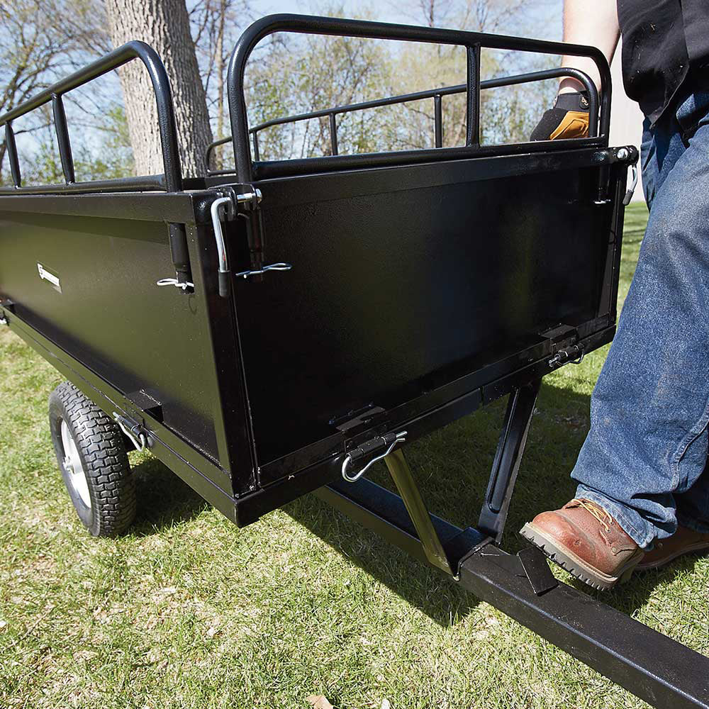 Strongway® Steel ATV Trailer - 1,200-Lb. Capacity - 18 Cubic Foot Trai ...