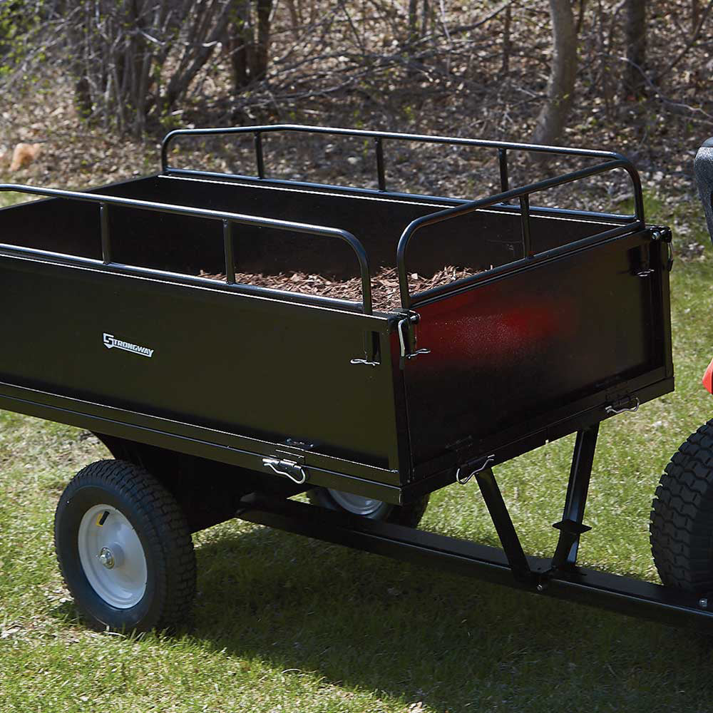 Strongway® Steel ATV Trailer - 1,200-Lb. Capacity - 18 Cubic Foot Trai ...