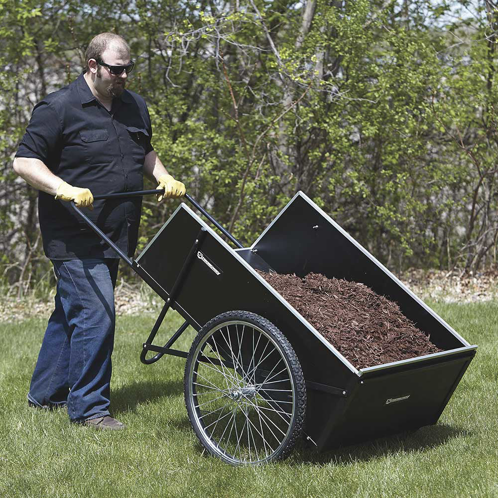 Strongway® Garden Cart — 400-lb. Capacity - 14 Cubic Foot Trailer (464 ...