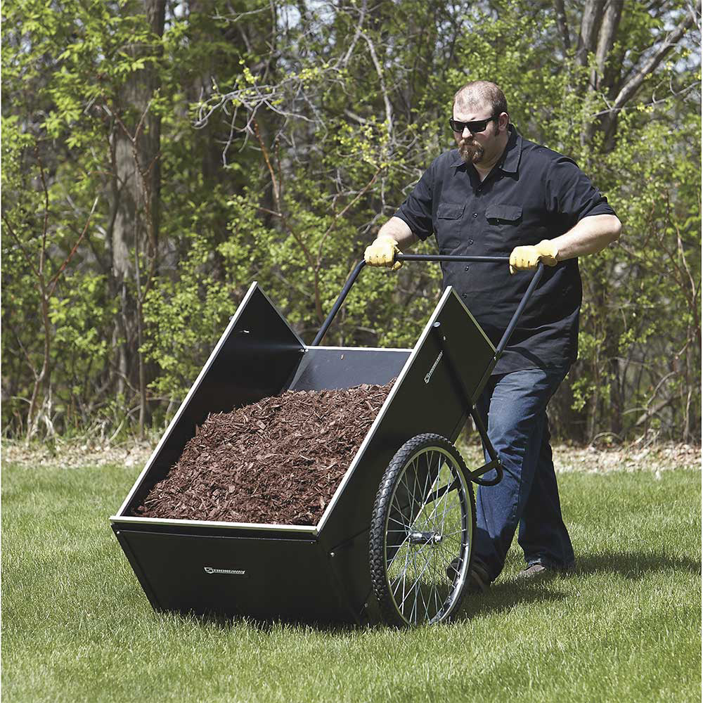 Strongway® Garden Cart — 400-lb. Capacity - 14 Cubic Foot Trailer (464 ...