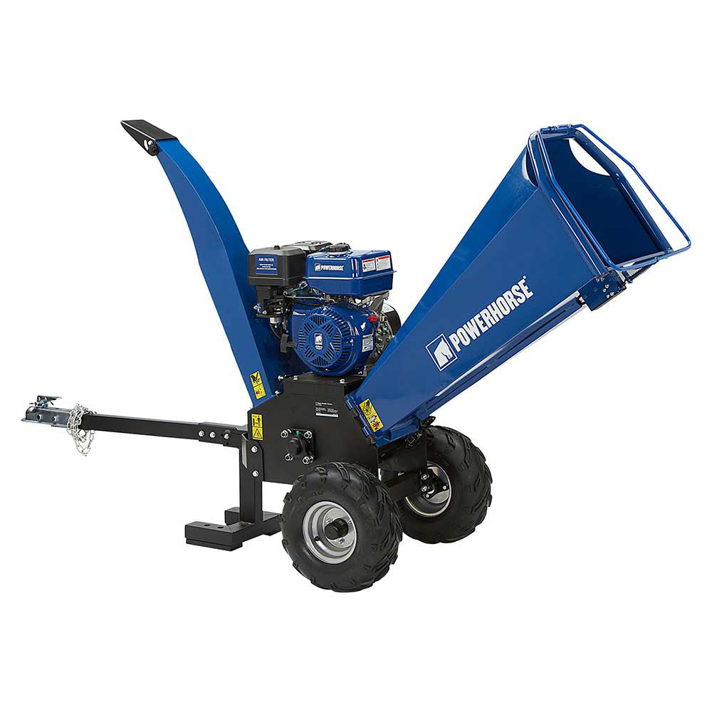 Powerhorse Towable 5in. Wood Chipper + Shredder — 420cc OHV Engine (11 ...