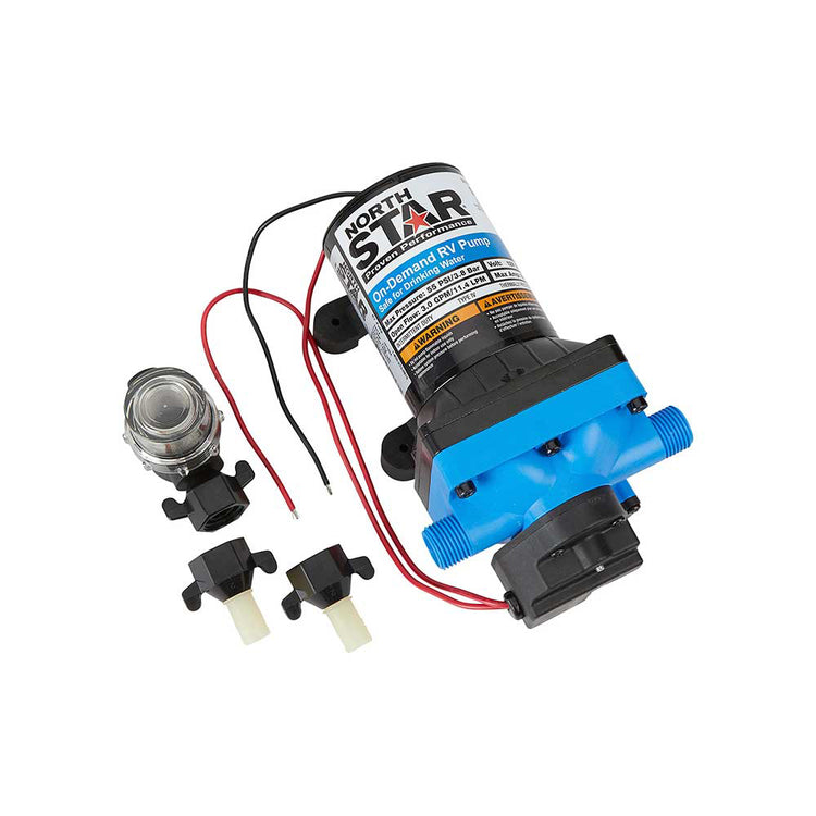 NorthStar® 12 Volt On-Demand RV Potable Water Pump — 3.0 GPM (157103 ...