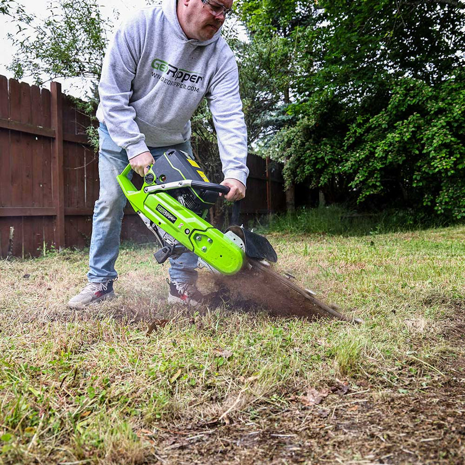 MiniTrencher™ GeoRipper 4.7HP 2-Stroke Engine 27-In. Max. Depth Mini T ...