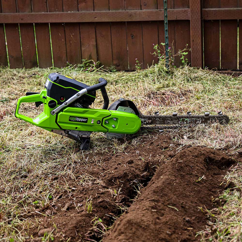 MiniTrencher™ GeoRipper 4.7HP 2-Stroke Engine 16-In. Max. Depth Mini T ...
