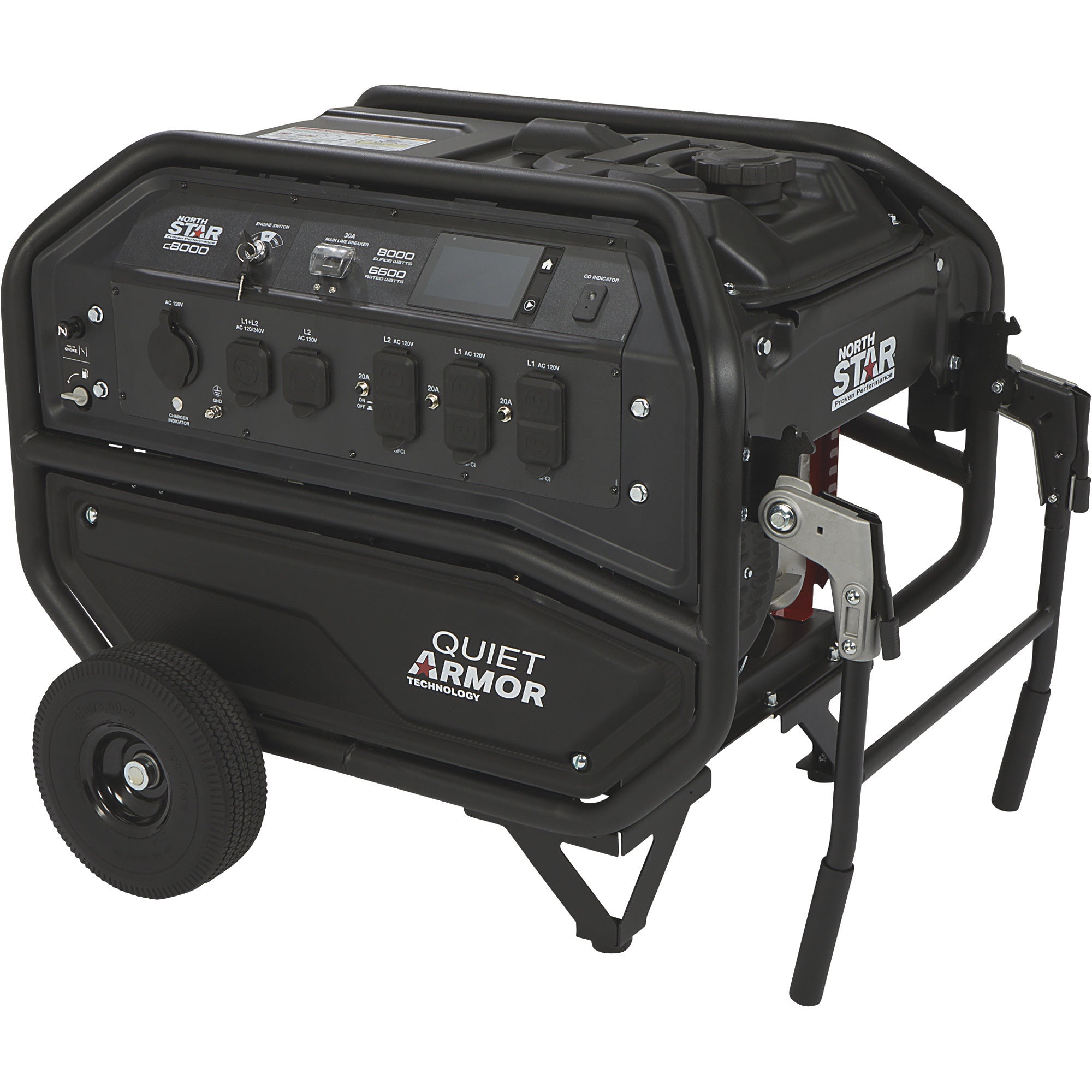 NorthStar® Commercial Grade Generator 8000 Surge Watts, 6600 Rated Wat ...