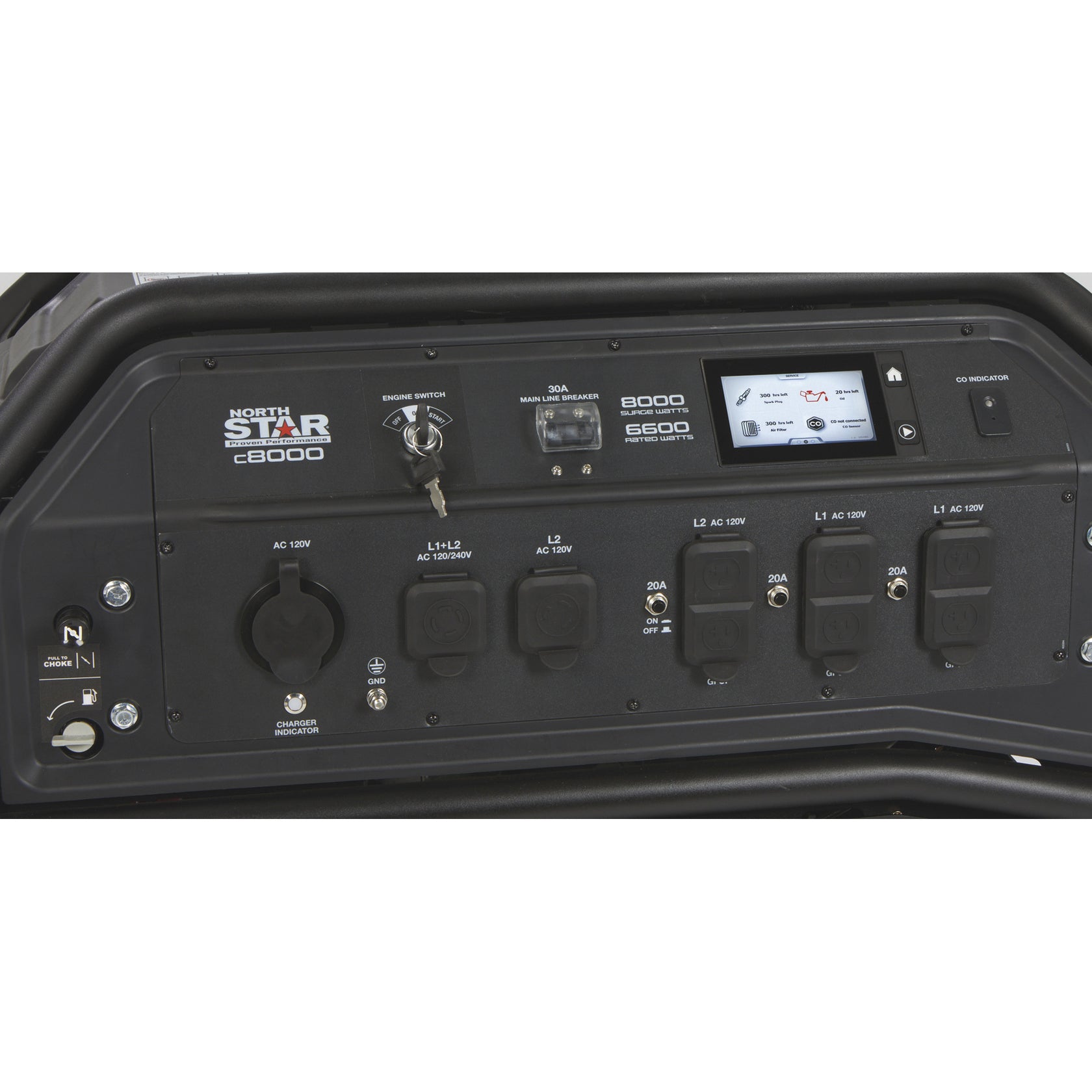 NorthStar® Commercial Grade Generator 8000 Surge Watts, 6600 Rated Wat ...