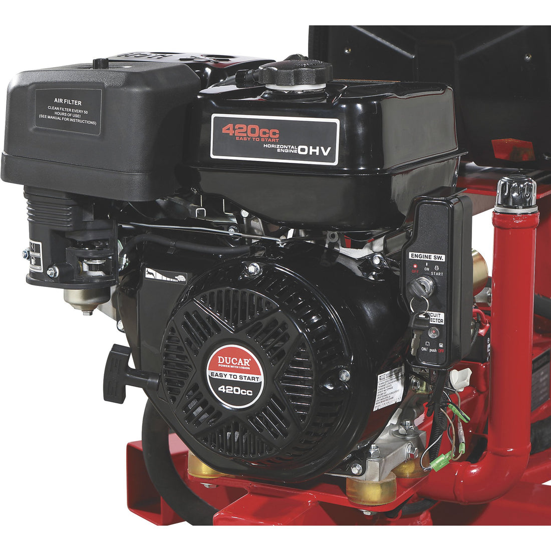 NorTrac® Towable Backhoe Trencher - 15 HP - 3-Tooth Digging Bucket (98 ...