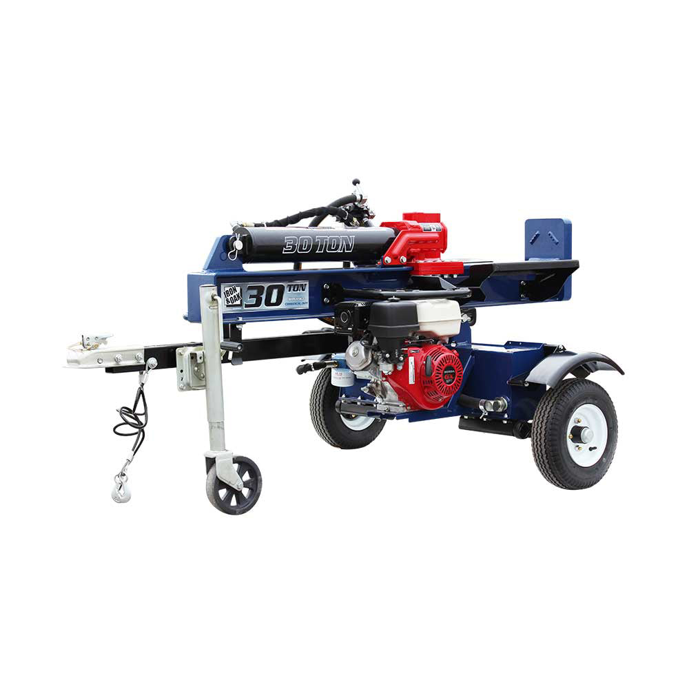 Iron Oak 30 Ton Vertical Horizontal Log Splitter Torsion Axle ...