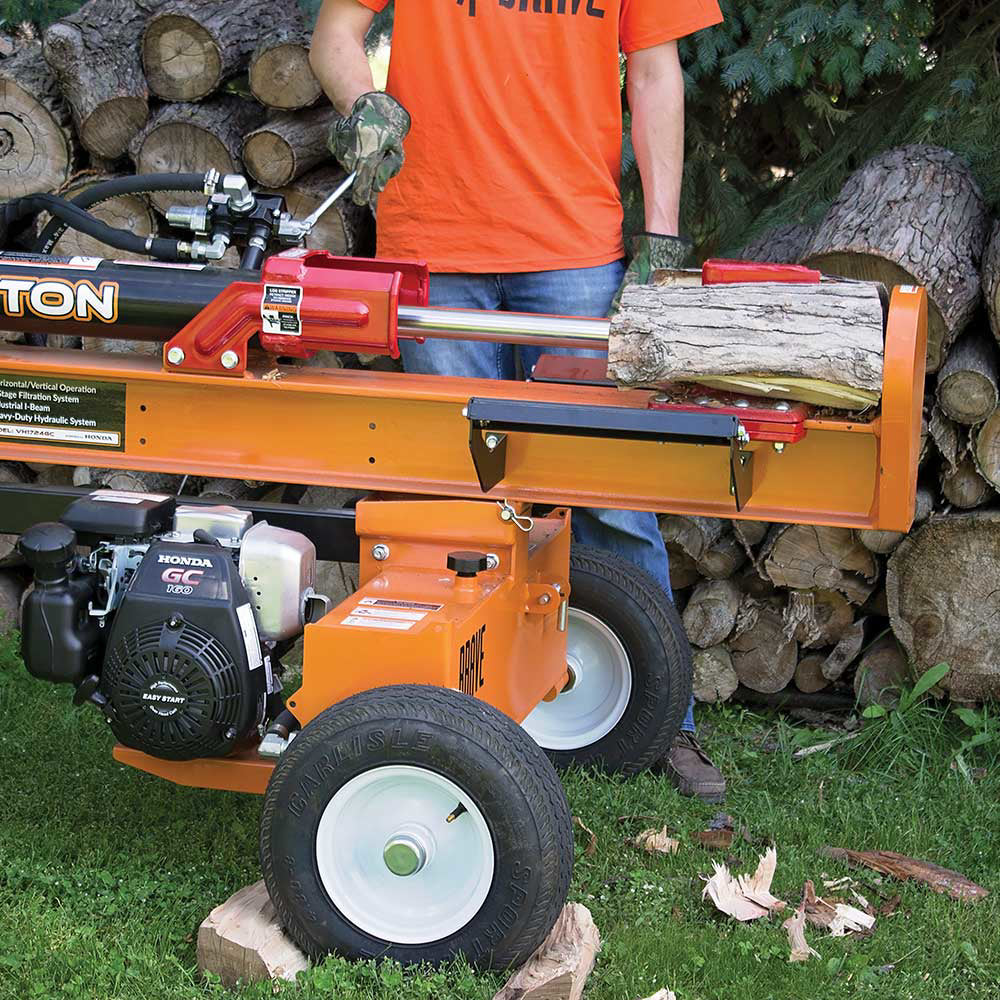 Brave 24-Ton Horizontal / Vertical Log Splitter Prices: VH1724GC – Wood ...