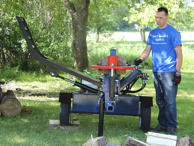 Iron and Oak 30 Ton Log Splitter With Log Lift BHH4013GX30 – Wood ...