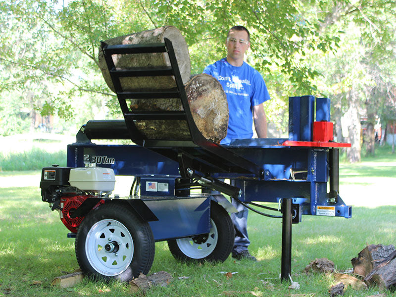Iron and Oak 30 Ton Log Splitter With Log Lift BHH4013GX30 – Wood ...