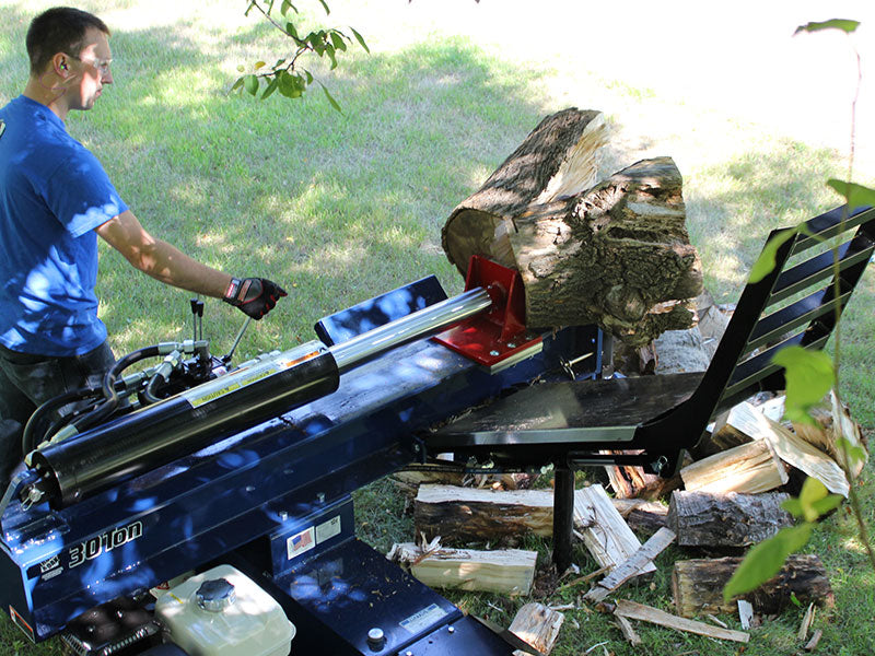 Iron and Oak 30 Ton Log Splitter With Log Lift BHH4013GX30 – Wood ...