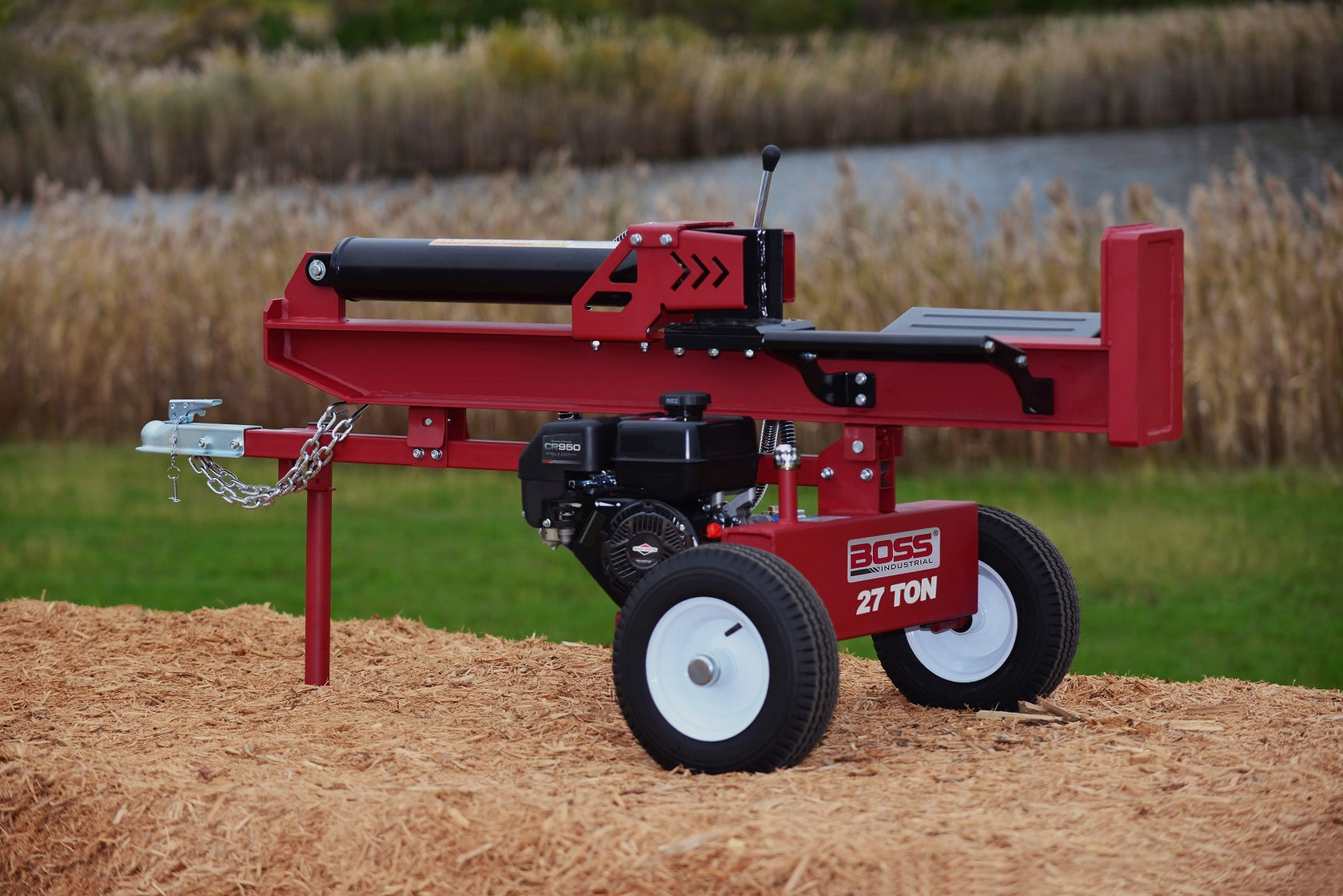 Boss Industrial 27 Ton Horizontal Vertical Gas Log Splitter (WD27T) – Wood Splitters Direct