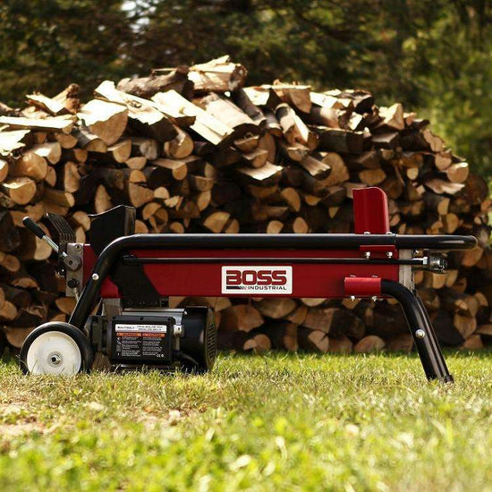 7 Ton Boss Industrial Electric Log Splitter ES7T20 – Wood Splitter Direct