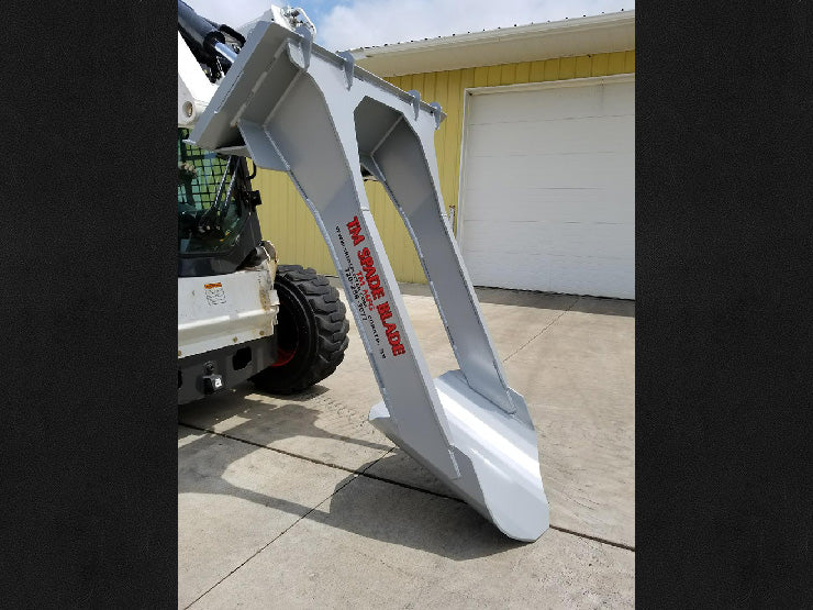 TM Manufacturing Spade Blade Skid Steer Attachment – Wood Splitters Direct